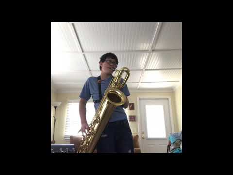 Blue Bossa- on baritone sax - YouTube