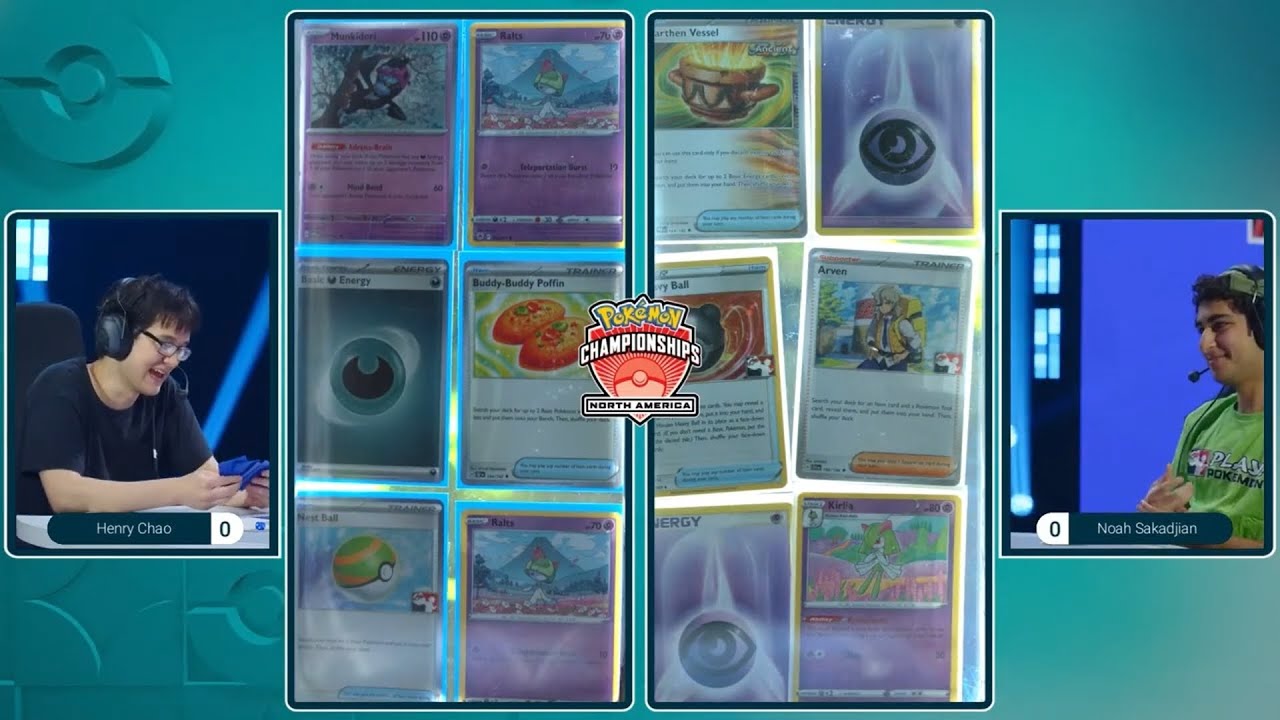 2024 NAIC #pokemontcg Day 2 l Henry Chao VS Noah Sakadjian Round 10 ...