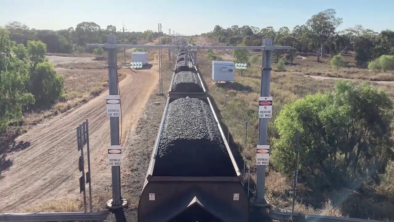 Loading a Coal train - YouTube