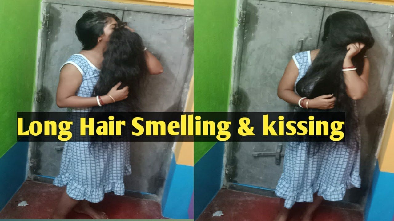 Long Hair Smelling 😍 & Long Hair Play| Long Hair Kissing 💋|Love With ...