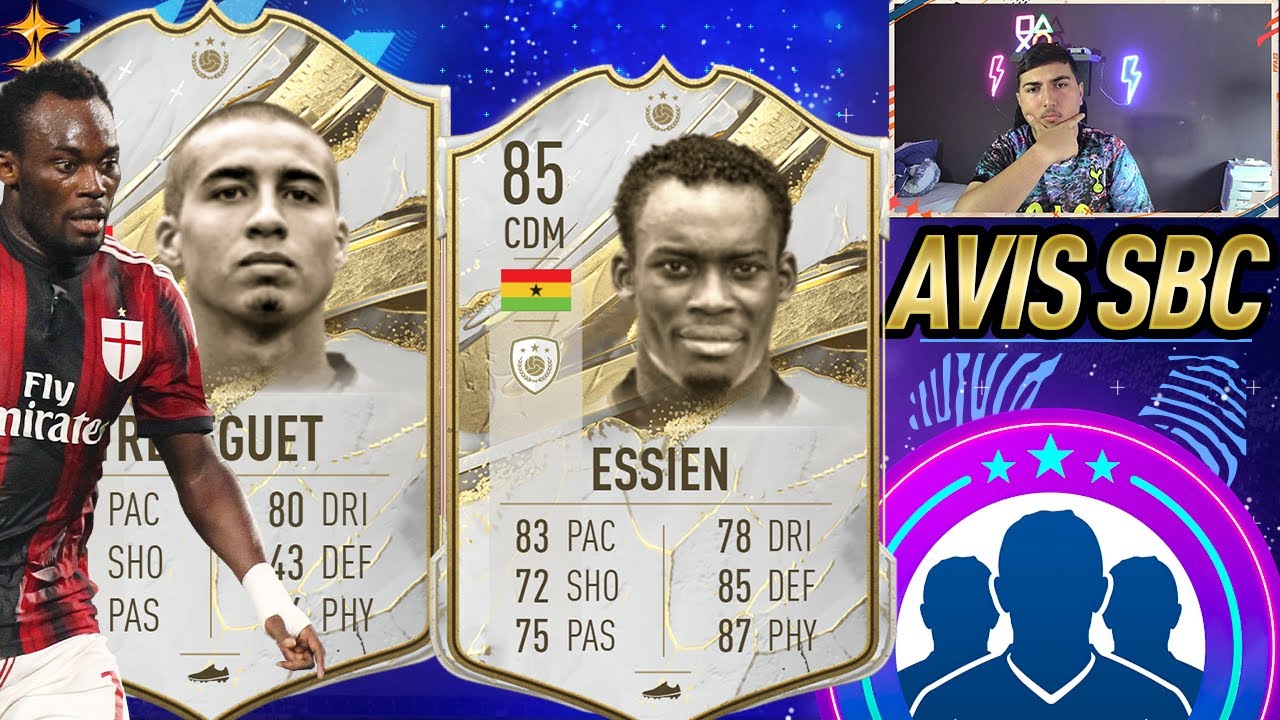 FIFA 23 : SBC { MICHAEL ESSIEN 85 & DAVID TREZEGUET 89 } ICONE !!! FAUT ...