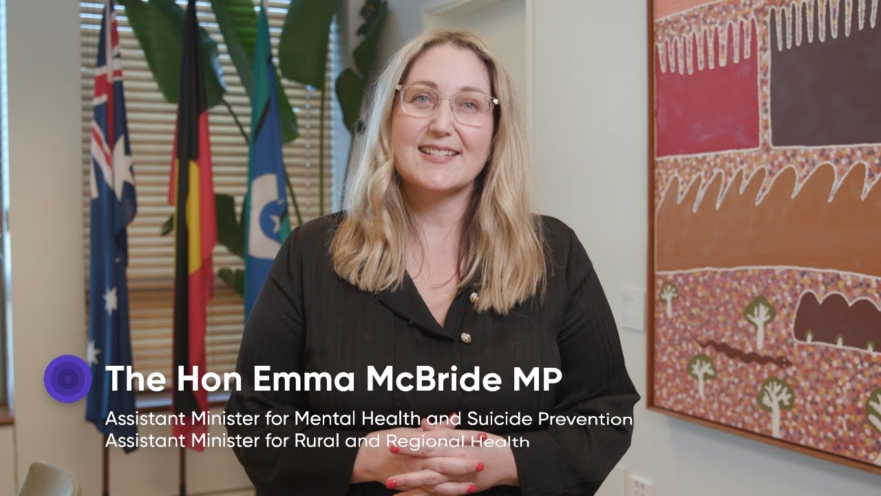 A message from the Hon Emma McBride MP to Advanced Pharmacy Australia ...