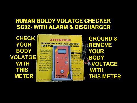 HUMAN BODY VOLTAGE CHECKER #HBVC #Sc02 How to Check body voltage ...