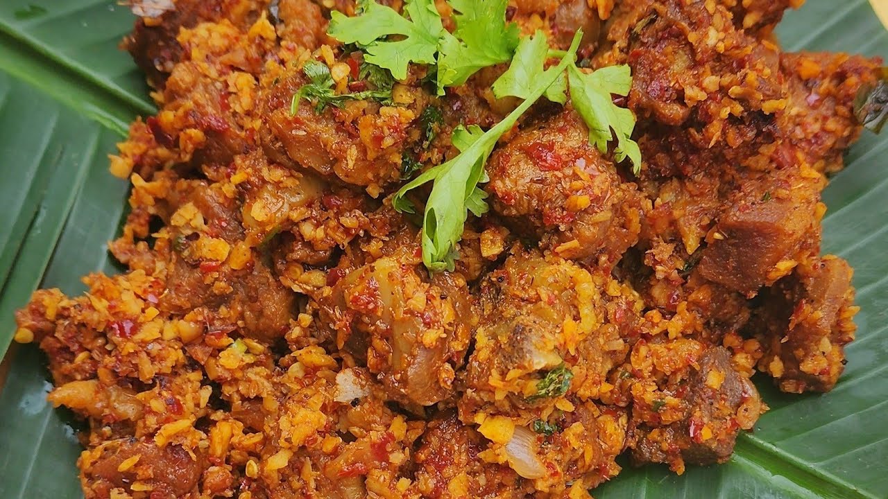 Mutton Sukka | Mangalore Style Mutton Sukka | Saffron Flavours - YouTube