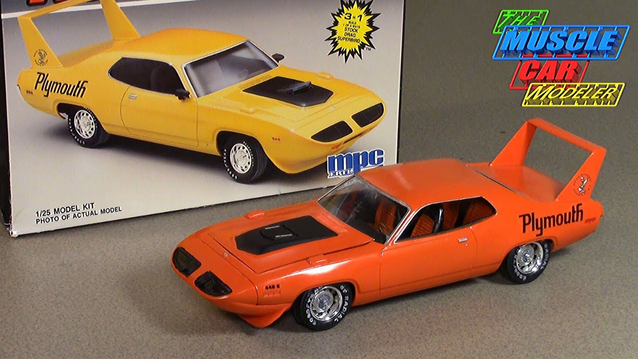 MPC 1971 Plymouth Superbird 440+6 Build - YouTube