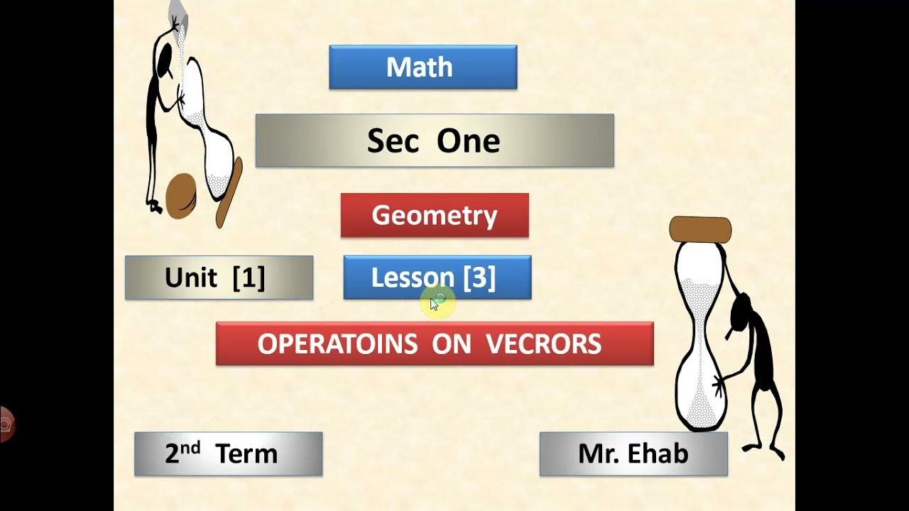 sec one - geom - lesson 3 - operations on vectors - math - second term ...