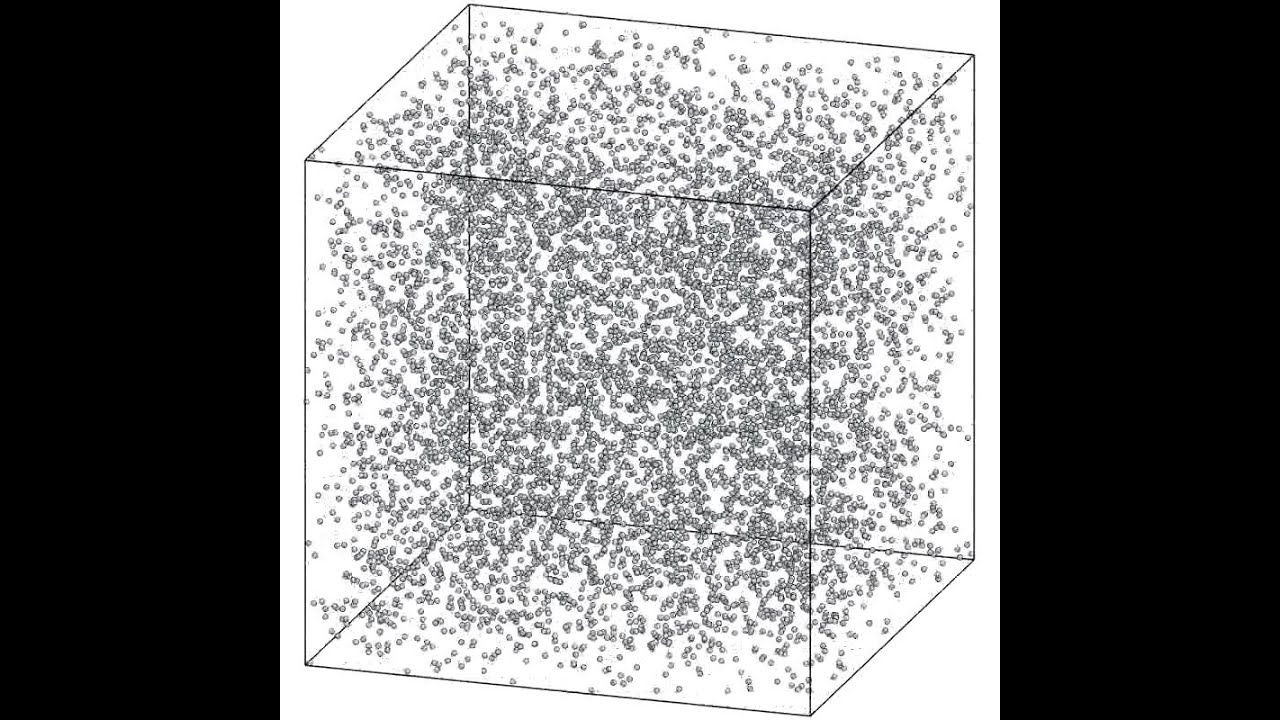 Molecular Dynamics Simulation of Ar Gas - YouTube