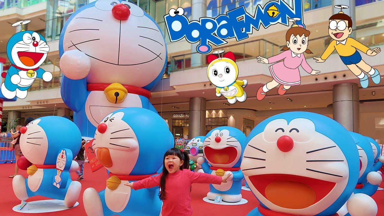 DORAEMON Terbesar di PIK Avenue Tempat Bermain Playground Mainan Anak ...
