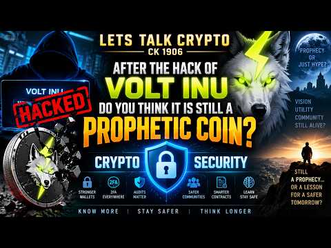 AFTER THE HACK OF VOLT INU DO YOU THINK IT IS STILL A PROPHETIC COIN?|CRYPTO SECURITY