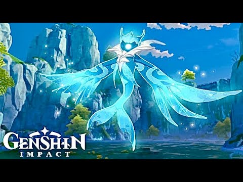 Easy way to defeat ‘Rhodeia of Loch’ Oceanid in Genshin Impact | 4k ...