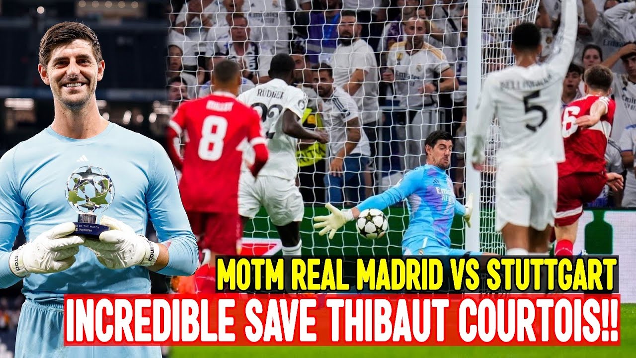 INCREDIBLE SAVE FROM THIBAUT COURTOIS ‼️ MOTM 3-1 REAL MADRID VS ...