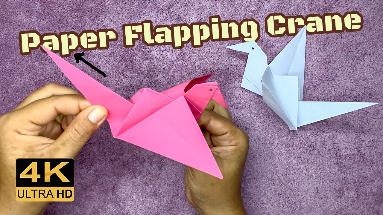 Amazing: How To Make Flapping Paper Crane - Easy Paper Craft Ideas ...