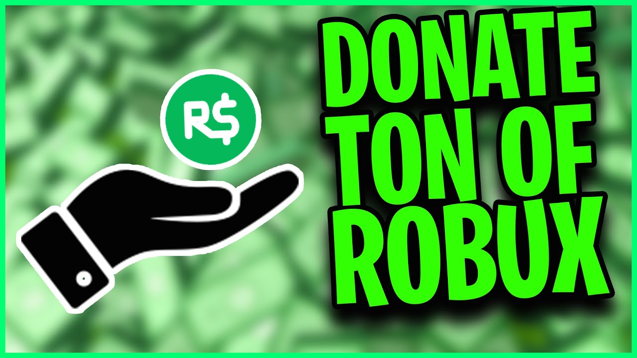 How To Donate Robux in Roblox - YouTube