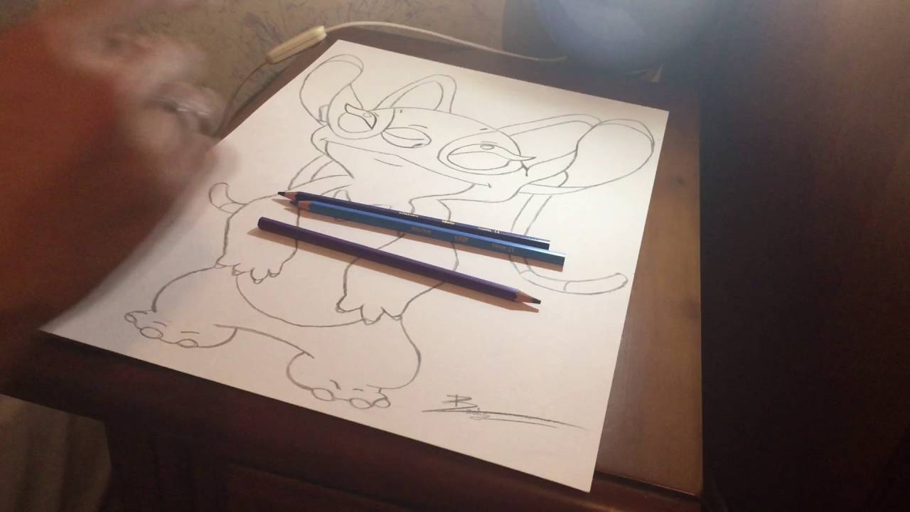 Dessin de Angel dans "Lilo et stitch" - YouTube