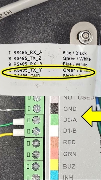 Wiring IDEMIA to iTRT2 - OSDP - YouTube