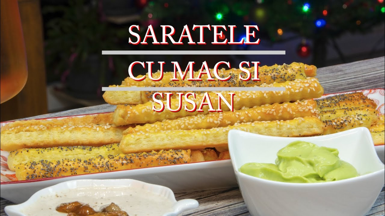 Saratele cu mac si susan - YouTube