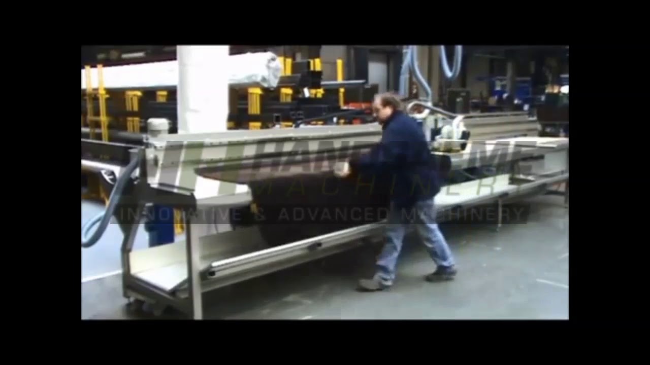 Manual shearing table - YouTube