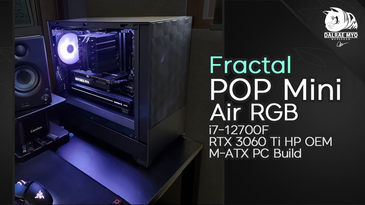 Fractal Design POP Mini Air RGB Build | mATX PC Case - YouTube