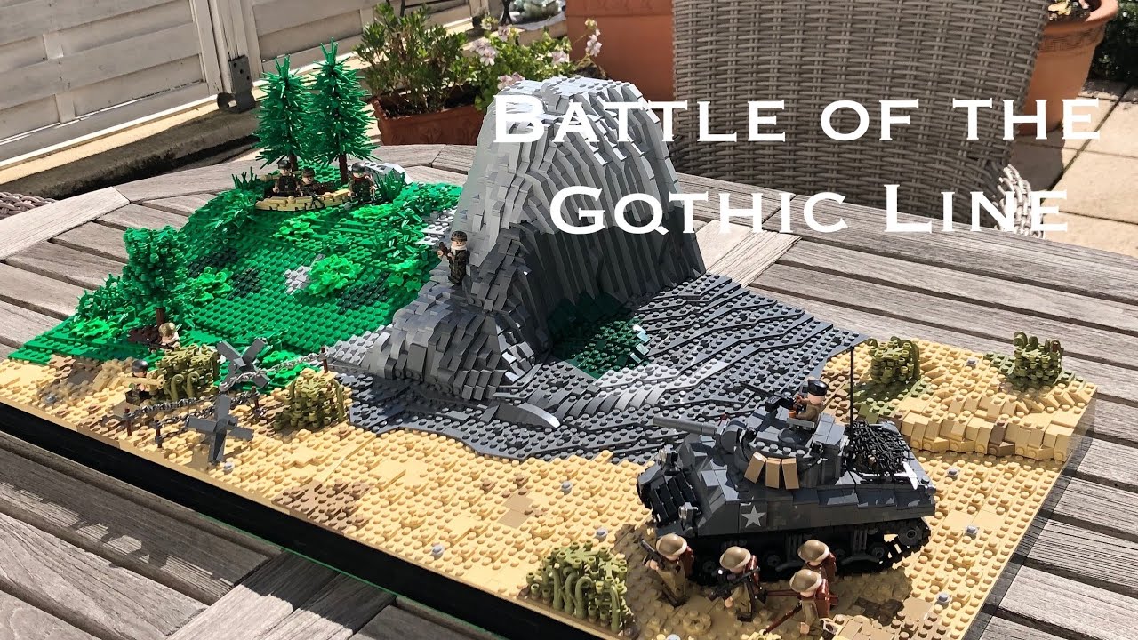 LEGO WW2 Moc - Battle of the Gothic Line, Italy 1944 - YouTube