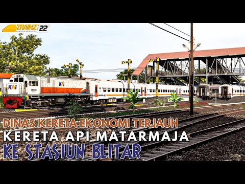 FULL TRIP CABRIDE LOKOMOTIF BADER DINAS KERETA API MATARMAJA || TRAINZ RAILROAD SIMULATOR INDONESIA