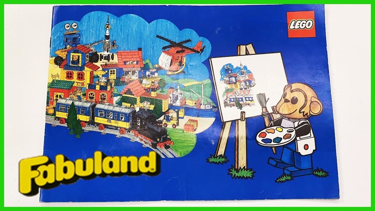 Rare LEGO Coloring Book From 1982! 12V Trains and Fabuland? - YouTube