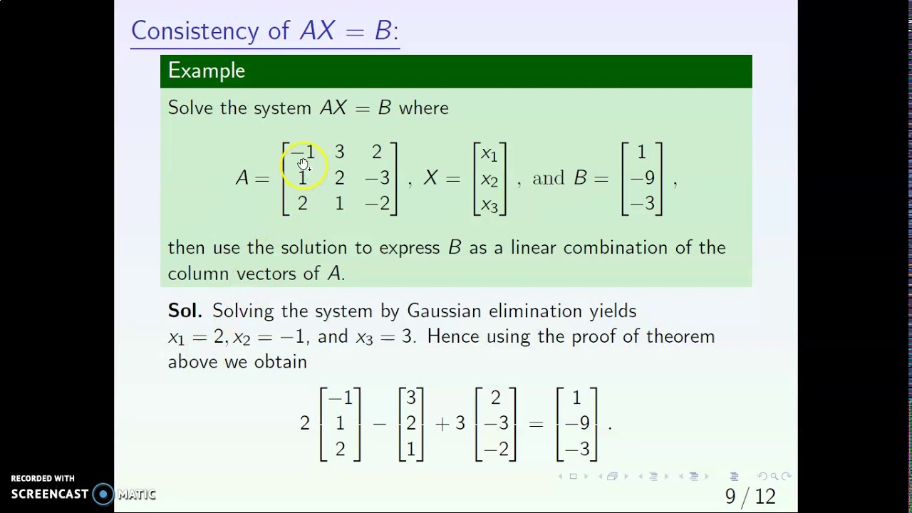 Linear Algebra 21 Null Space And Applications YouTube linear-algebra-21-null-space-and-applications-youtube