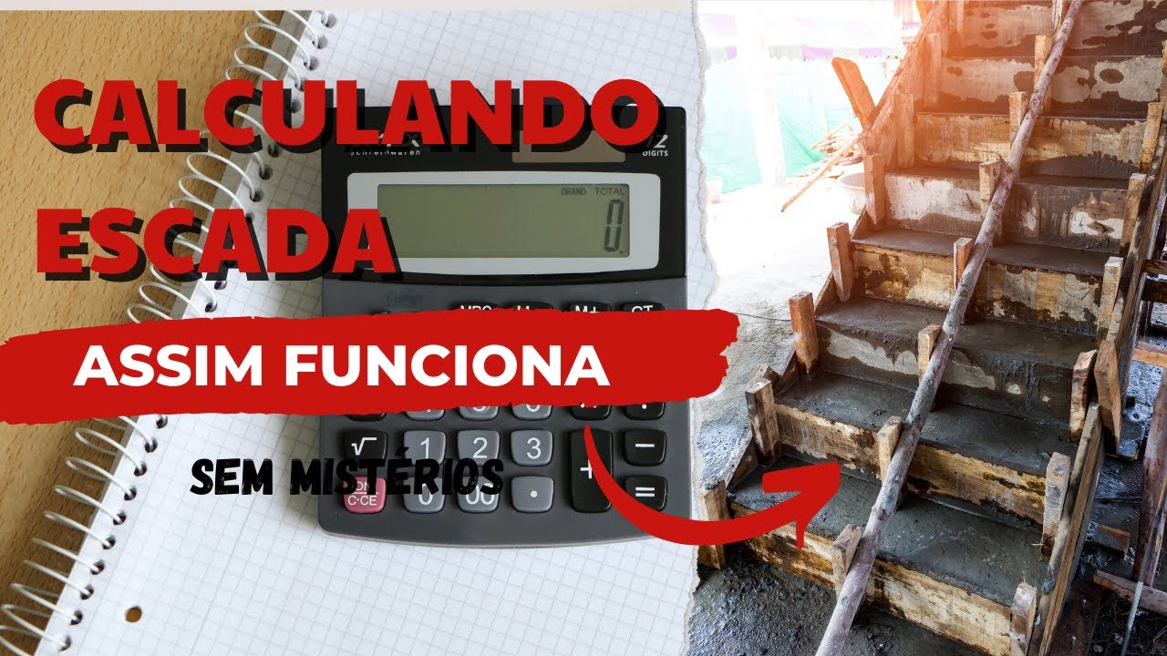 Cálculo de Escada Aprenda Como fazer - Escada na prática - YouTube