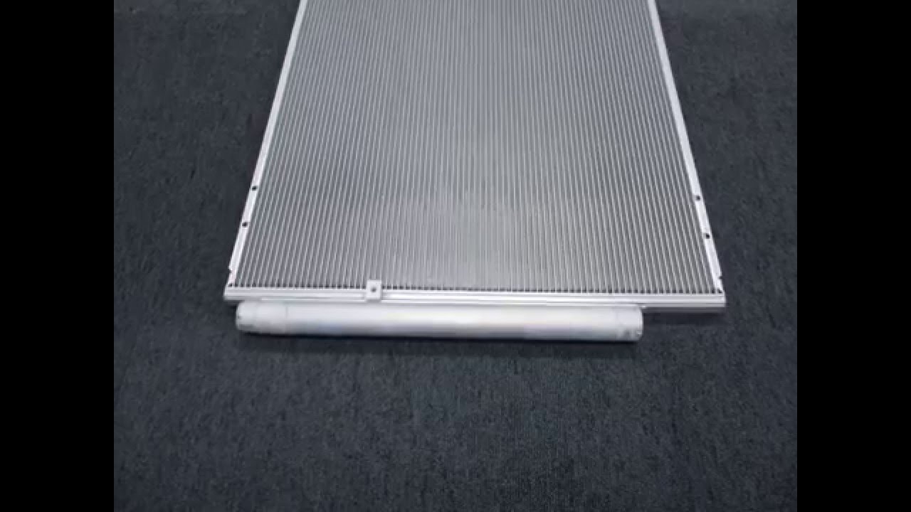 アルファード コンデンサー MNH10W ガス漏れ 交換 88461-58010 (有)いわきラジエーター - YouTube