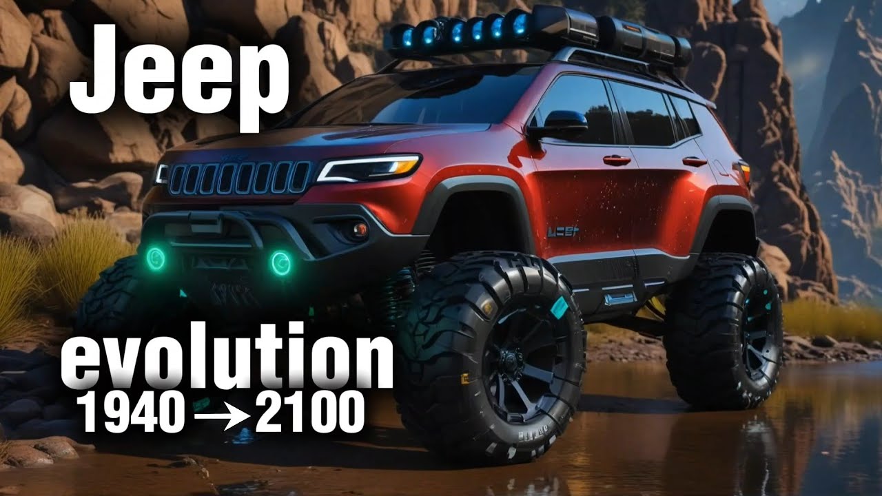The evolution of Jeep cars from 1940 to 2100 (4k video) - YouTube