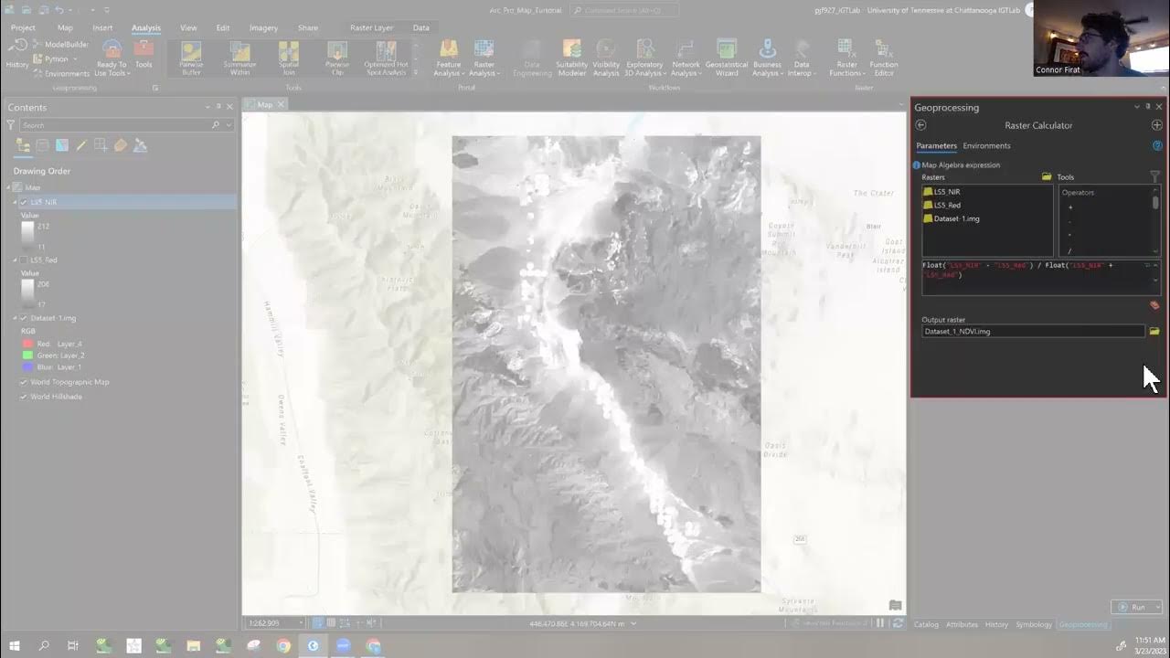NDVI Calculation Tutorial in ArcGIS Pro - YouTube