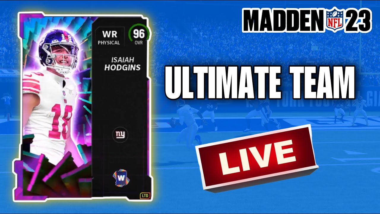 🔴 Comp Pass Grind w/ NY Giants Theme Team | Madden 23 Ultimate Team ...
