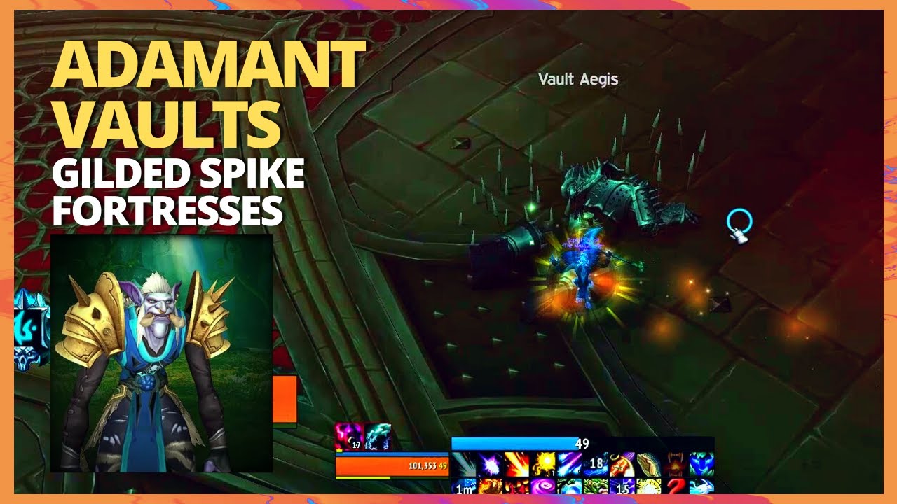 Adamant Vaults Cosmetic: Gilded Spike Fortresses drop - YouTube