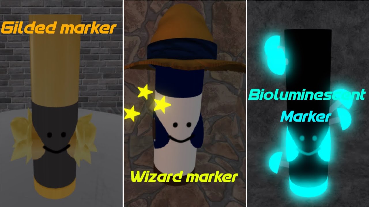 How to find gilden marker, wizard marker & bioluminescent marker ...