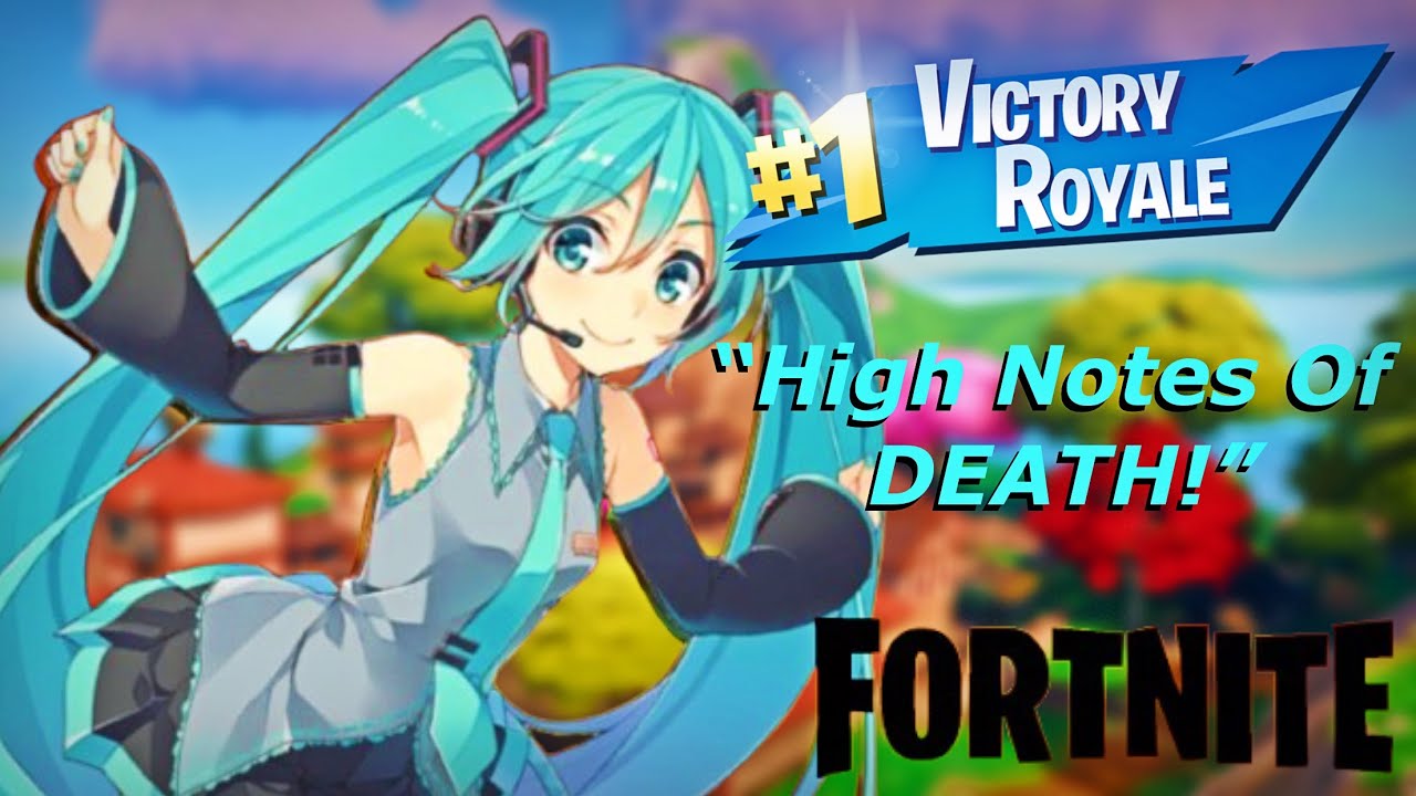 Fortnite BELONGS To MIKUUU! Hatsune Miku Skin Review / Gameplay - YouTube