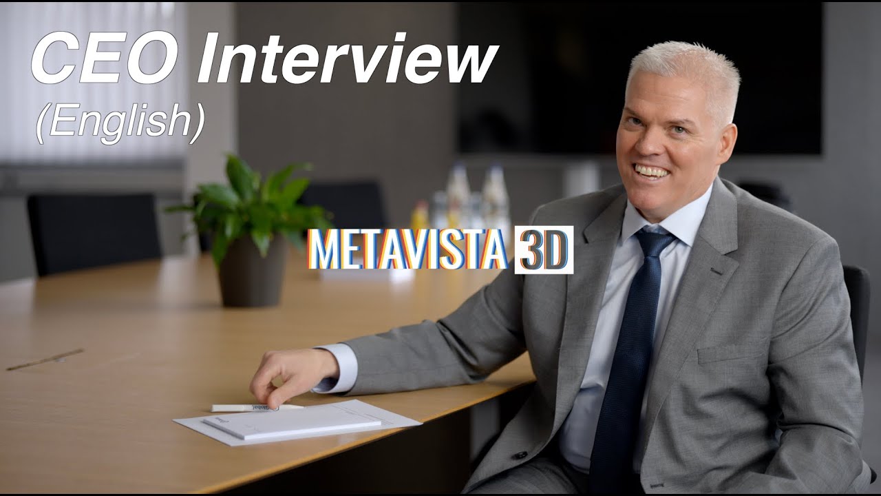 Metavista3D CEO Interview in English - YouTube