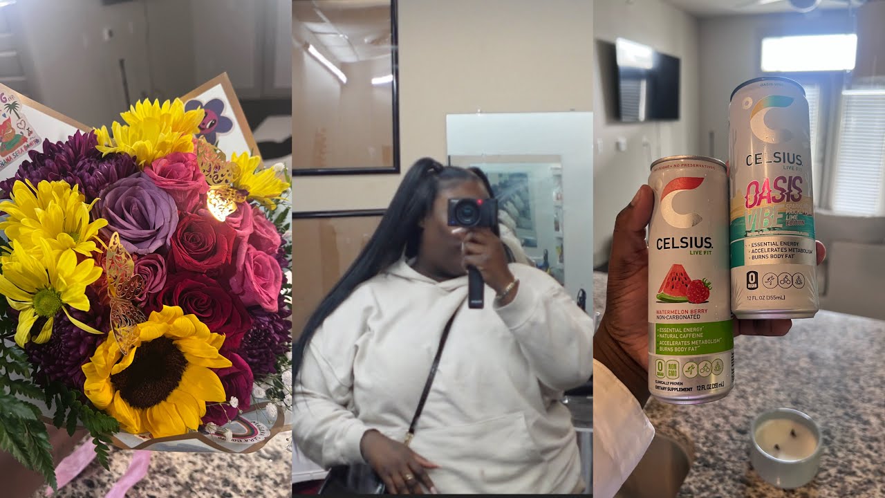 VLOG: New hair style •Someome got me flowers•Hair hacks•Lots of laughs ...