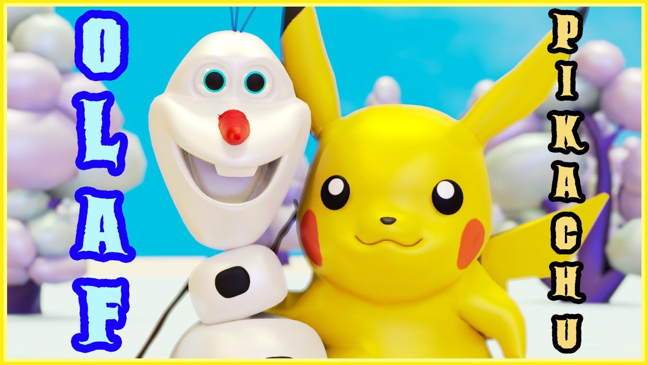 LEGO POKEMON GO Pikachu and Olaf from Frozen - YouTube