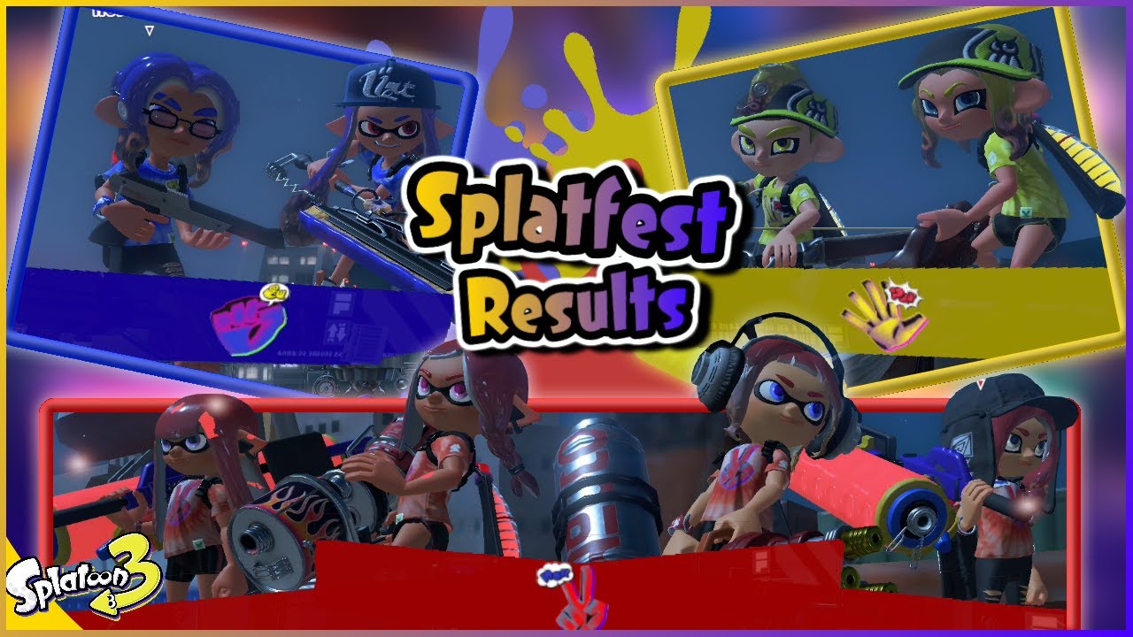 Splatfest Results And Some Highlights - Splatoon 3 - YouTube