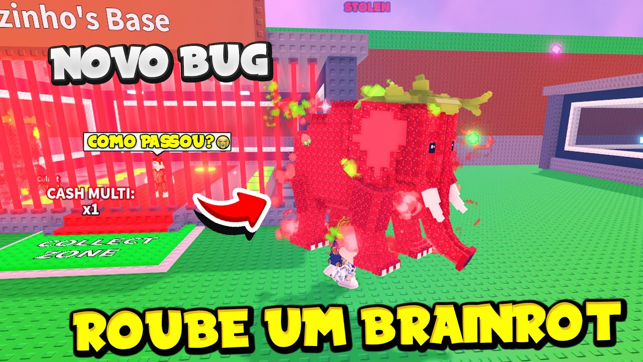 CORRE! NOVO BUG NO ROUBE UM BRAINROT - ROBLOX - YouTube