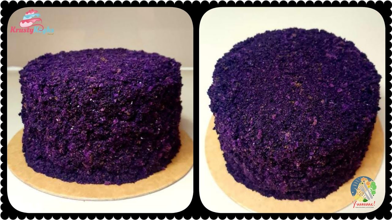 UBE-CARAMEL CAKE - YouTube