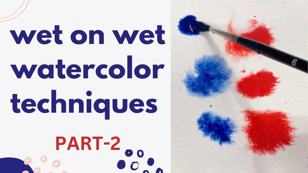 Advanced Wet-in-Wet Watercolor Techniques | Part 2 Tutorial for ...