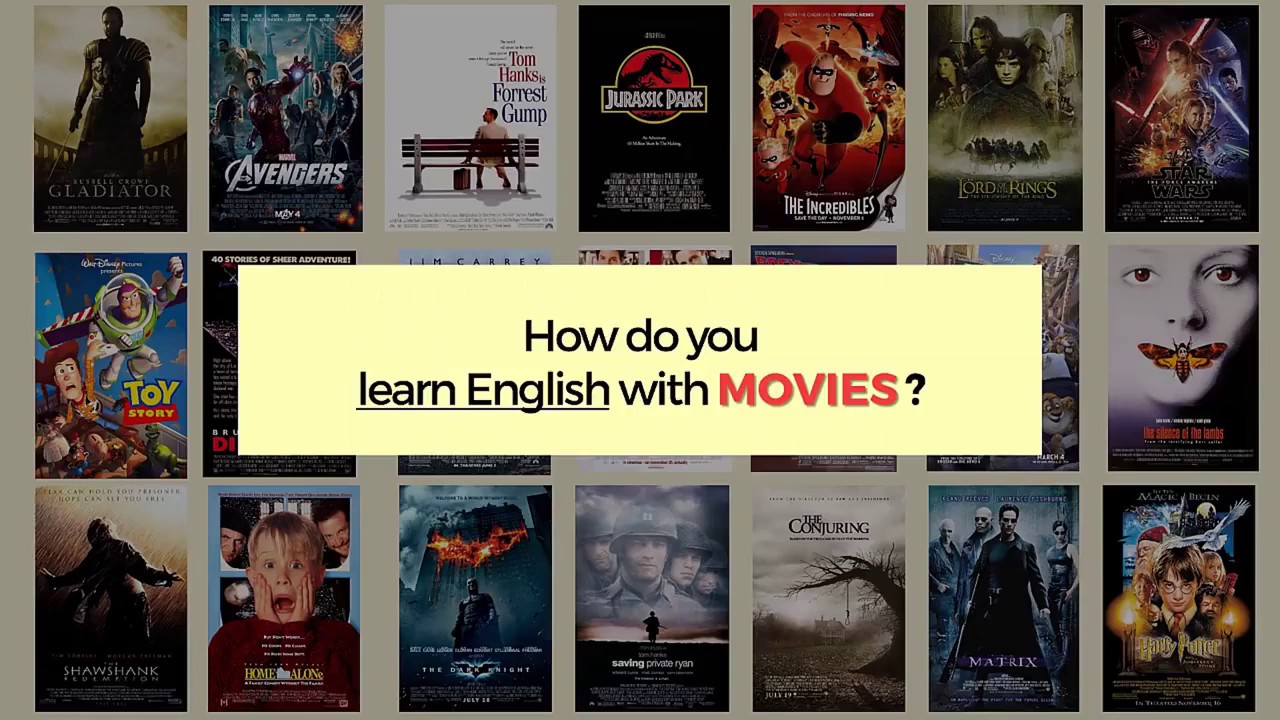 How to Learn English with Movies New Technique - YouTube