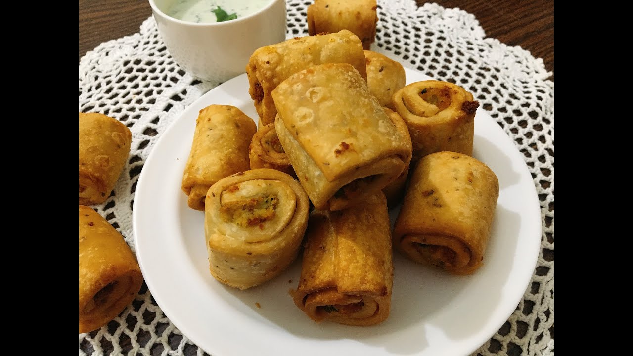 Samosa Roll ups | Potato samosa roll recipe by Sehar's kitchen (Ramadan ...