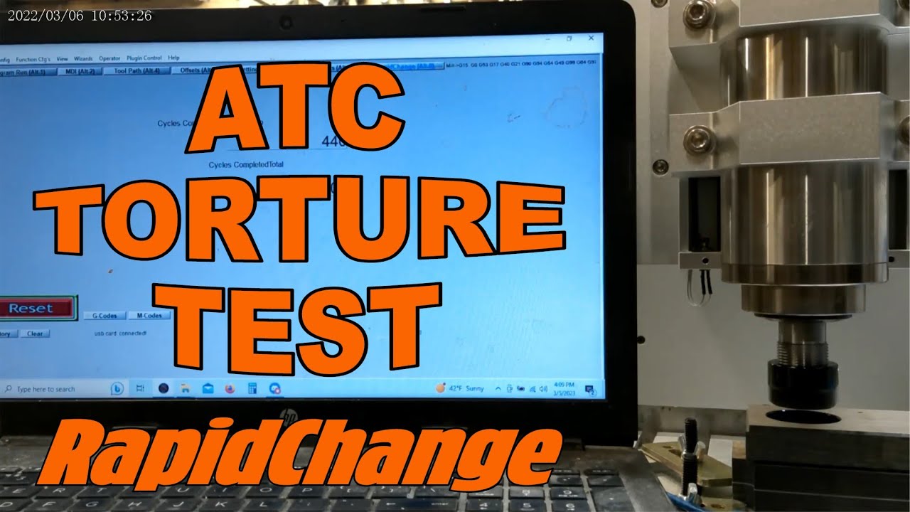 RapidChange Automatic Tool Change Magazine/Torture Testing - YouTube