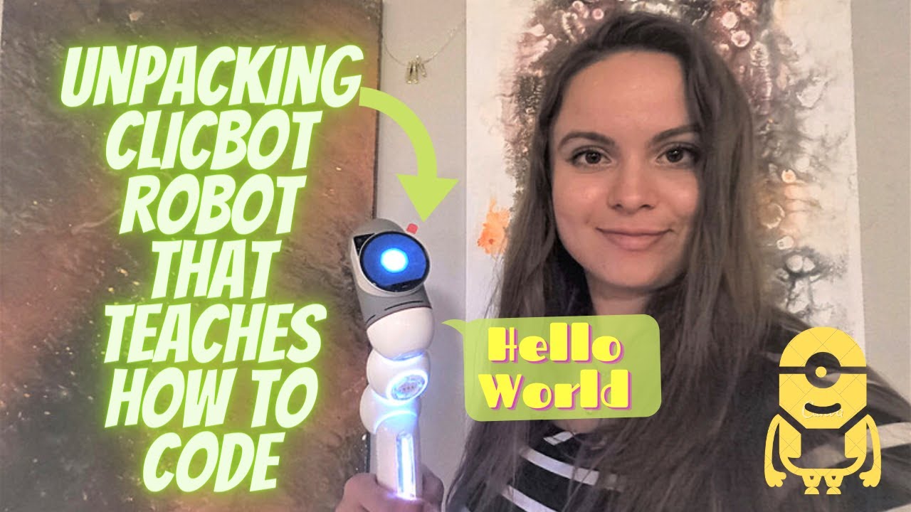 Unboxing CLICBOT ROBOT Standard Kit. Robot that will teach you how to ...