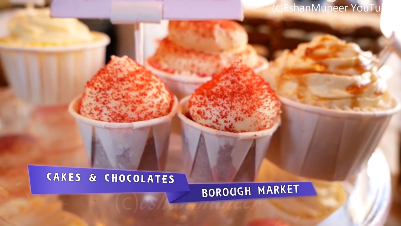 Cakes & Chocolates at Borough Market | London Street Food - YouTube