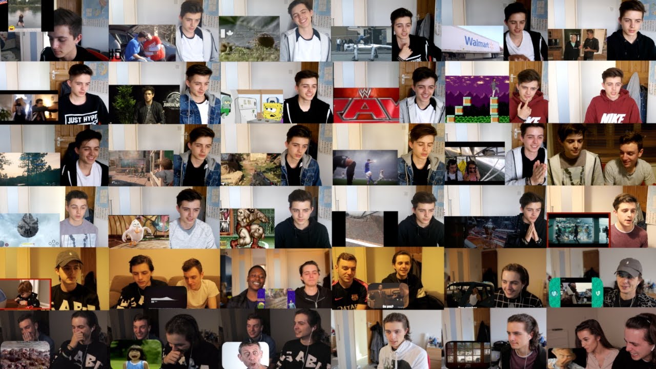 All of My Reaction Videos Playing At The Same Time. - YouTube