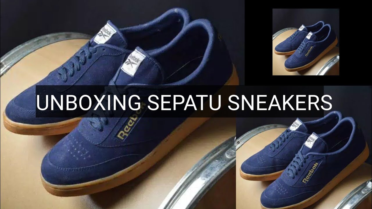 Unboxing sepatu sneakers club - YouTube