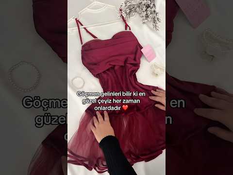 Göçmen gelinleri güzelliği 🤭 #bohça #fashion #çeyiz #dress #indirim #moda #outfit #öneçıkar