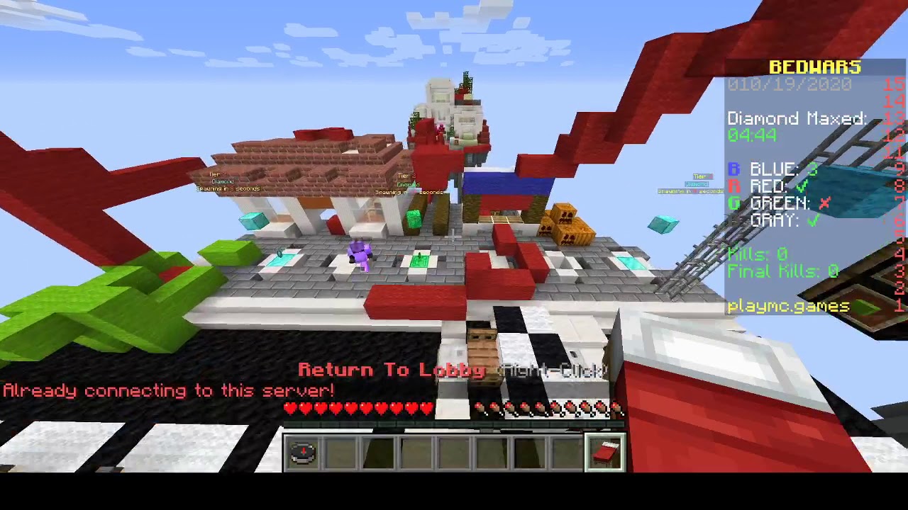 Bedwars play in java edition part 1 - YouTube